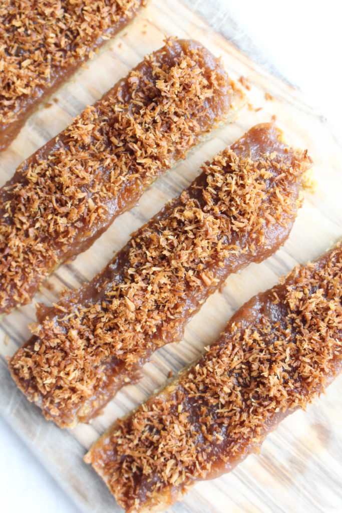 Caramel Coconut Candy Bars - Fresh Water Peaches